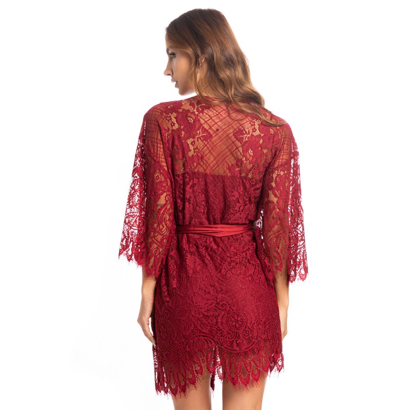 Robe Feminino Curto Em Renda Dália - Daniela Tombini